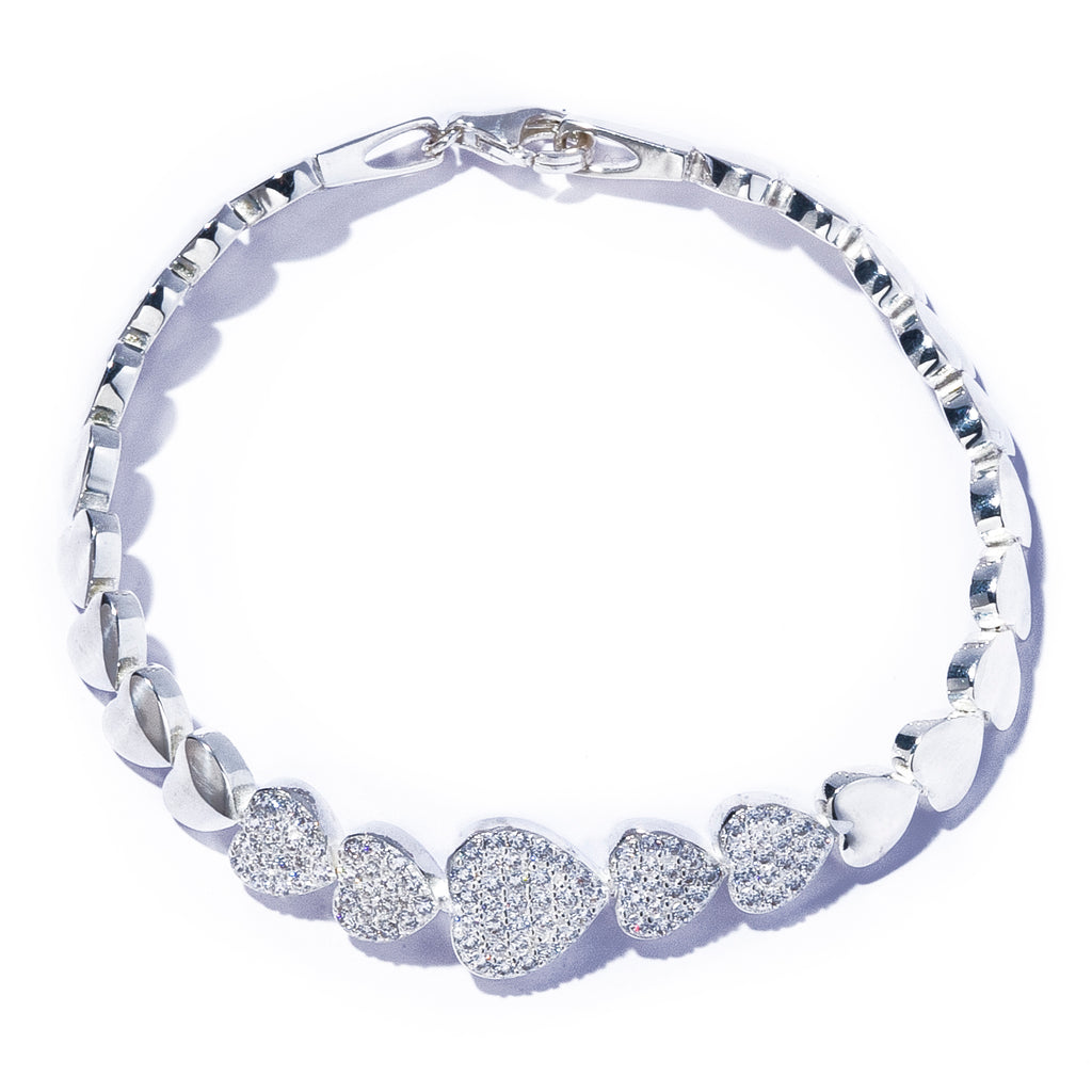glister heart bracelet – quip queint